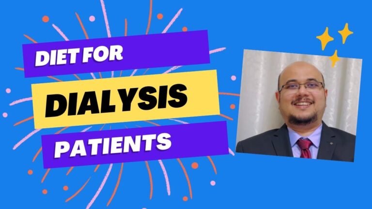 Diet for dialysis patients - Dr.Ansar Health Blog